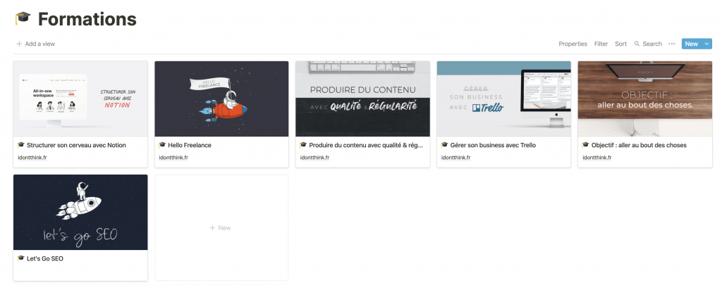 Les 5 pages indispensables de mon espace de travail Notion